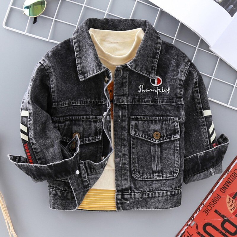 Toddler Boys Denim Jacket Kids Clothes Spring Chil... – Grandado