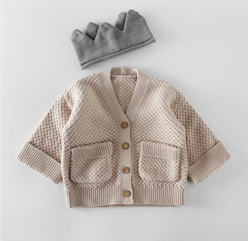 Autumn Spring Newborn Baby Sweater Cardigan, Baby ... – Grandado