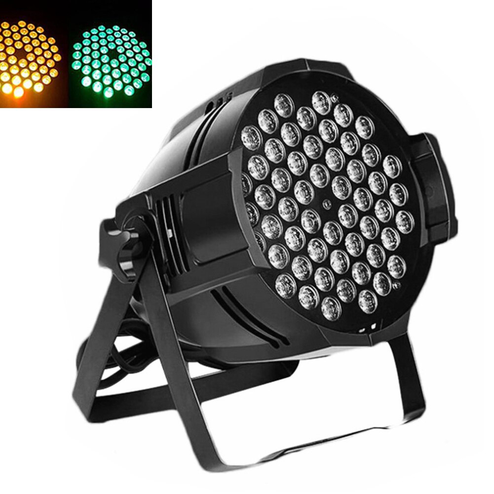 180W AC 120-240V Aluminum 54LED Par Light Disco DJ... – Grandado