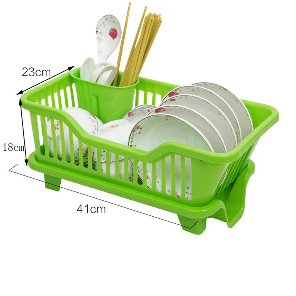 Kitchen Double-layer Drain Bowl Rack 2-layer Rack ... – Vicedeal
