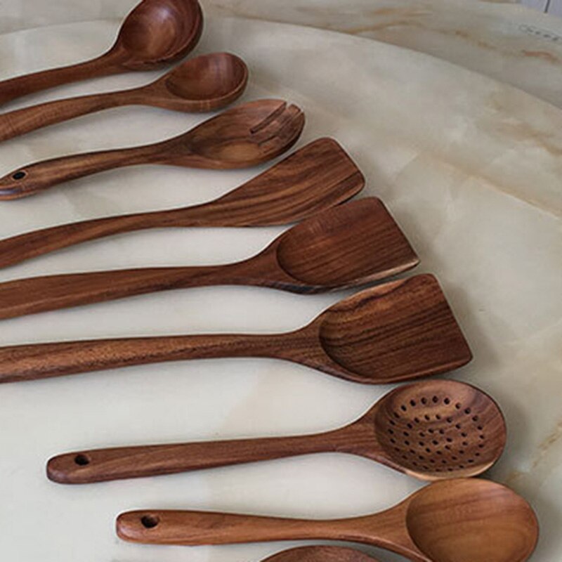 Handmade No Paint No Wax Natural Teak Wooden Soup ... – Vicedeal