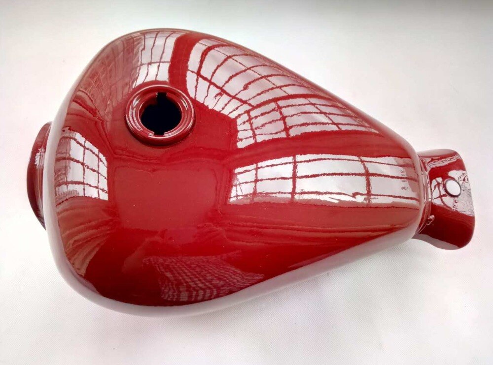 Pure Red 9L 2.37GAL Street Bob Gas Petrol Motorcycle Fuel Tank – Grandado