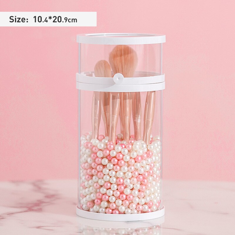 Makeup Brush Storage Box Cosmetics Brush Bucket Wi... – Grandado