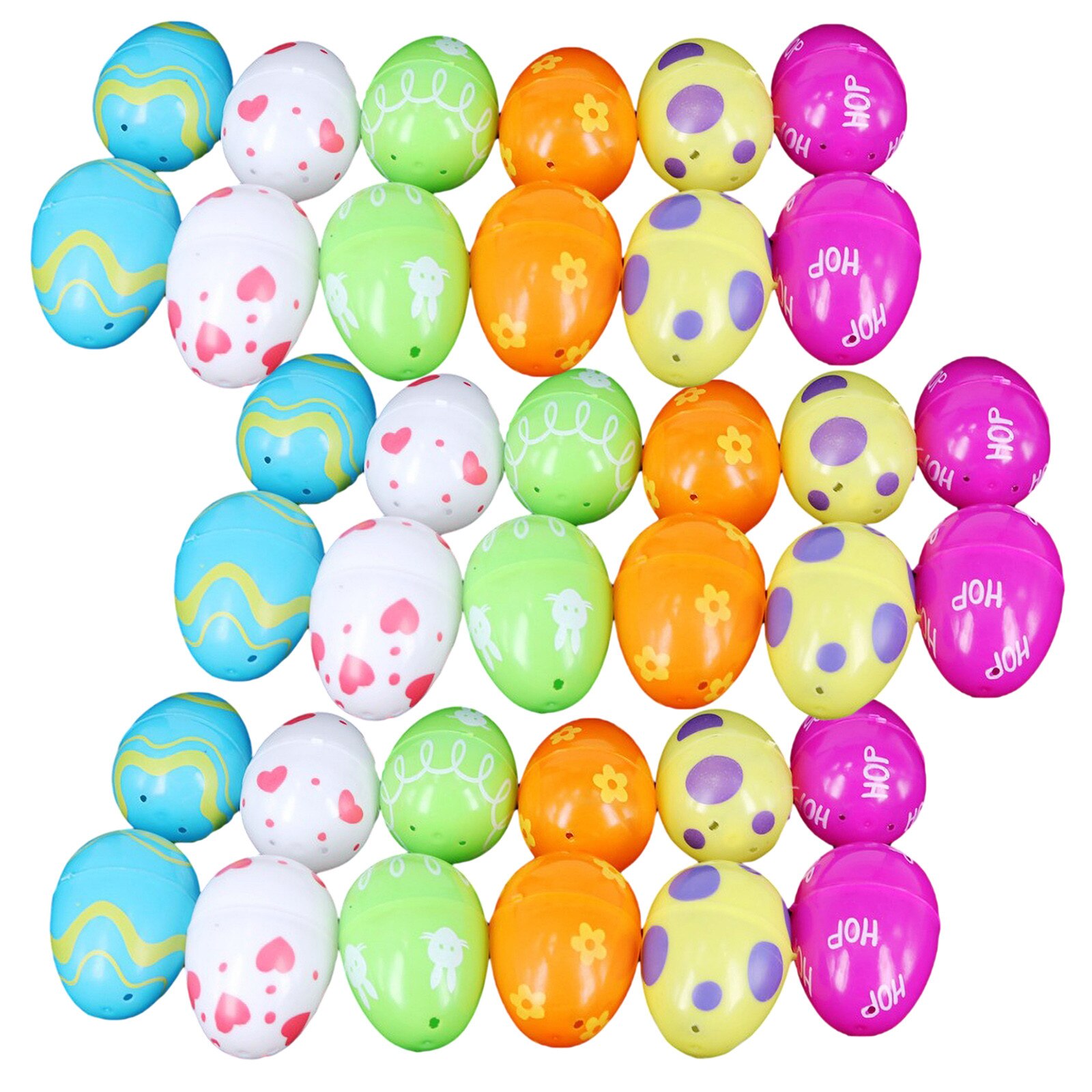 Openable Colorful Easter Colorful Pointed Oval Box... – Grandado