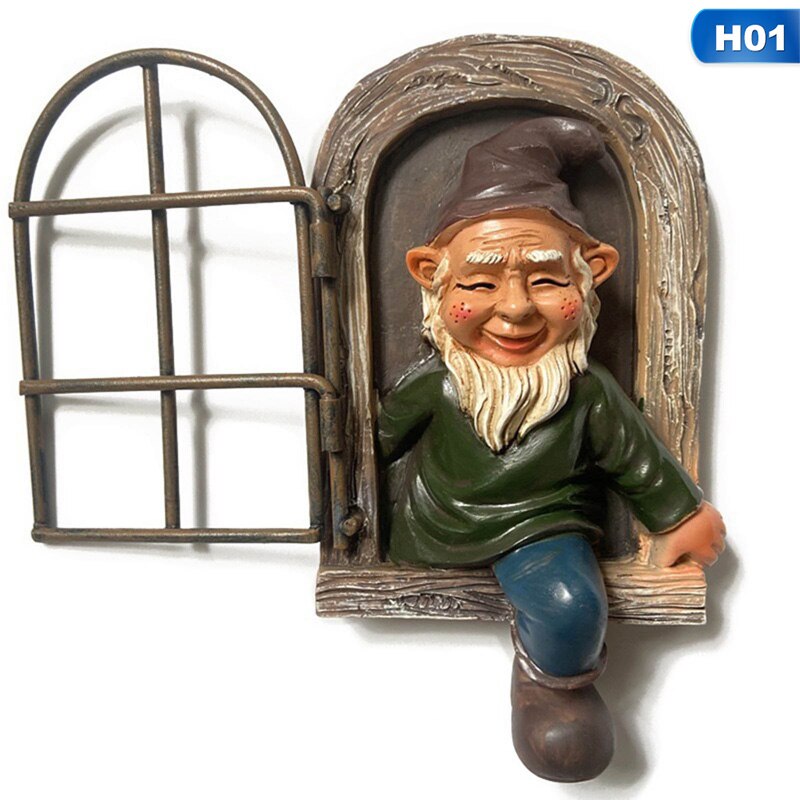 Elf Out The Door Tree Hugger - Fairy Tree Peeker H... – Vicedeal