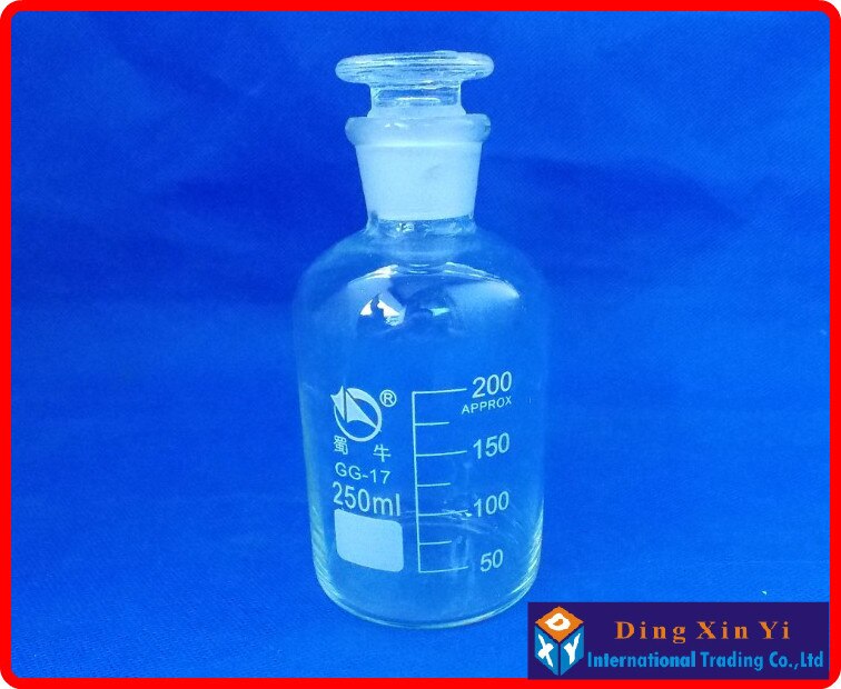 (4 pieces/lot)250ml Glass reagent bottle with grou... – Vicedeal