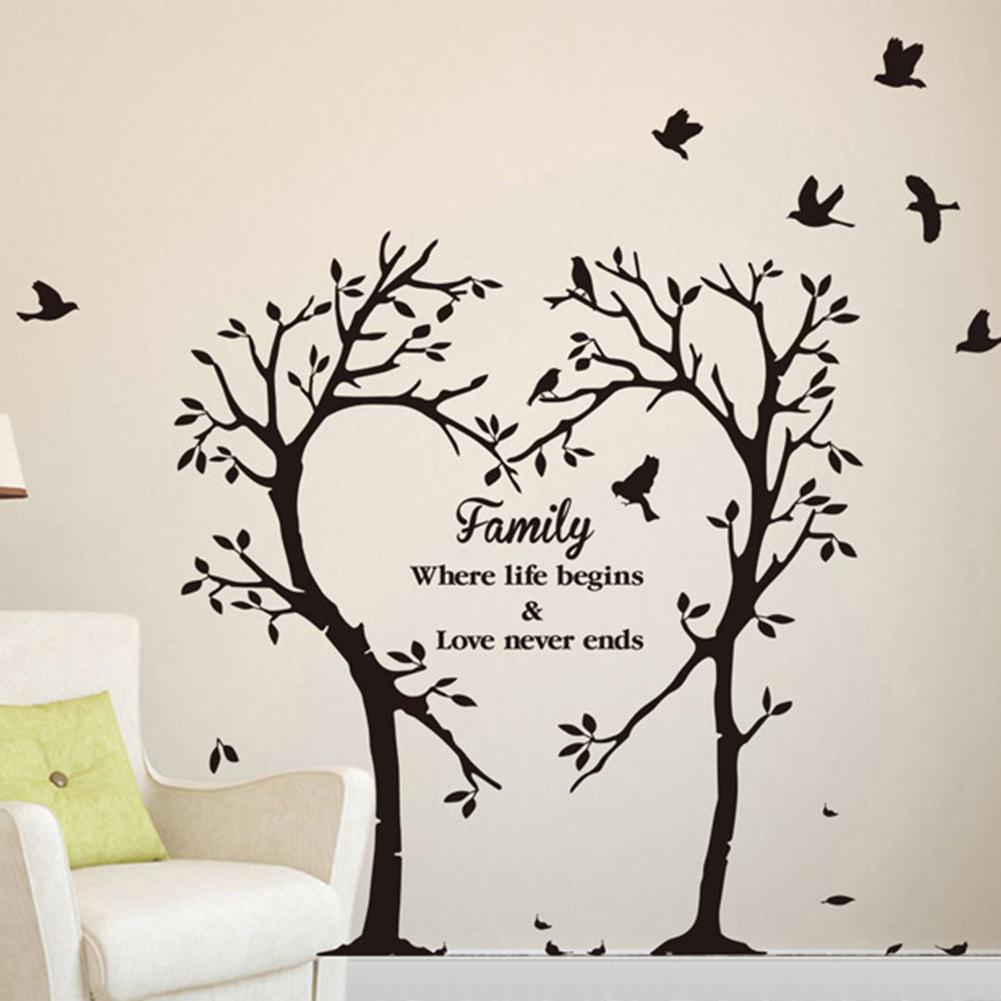 LanLan Removable Family Loving Heart Tree Quotes W... – Grandado