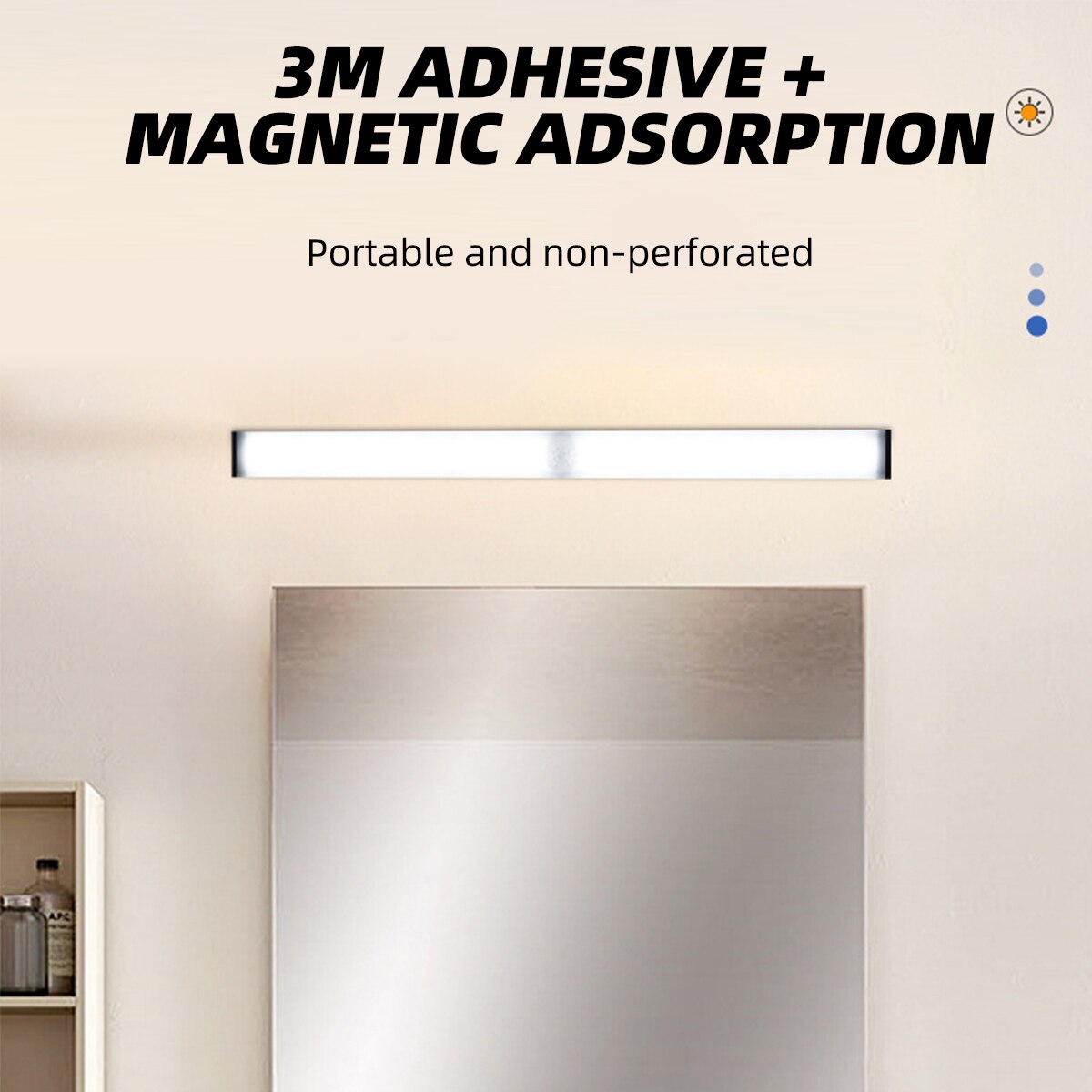 ANMONE Wardrobe Led Light Motion Sensor Wireless N... – Grandado