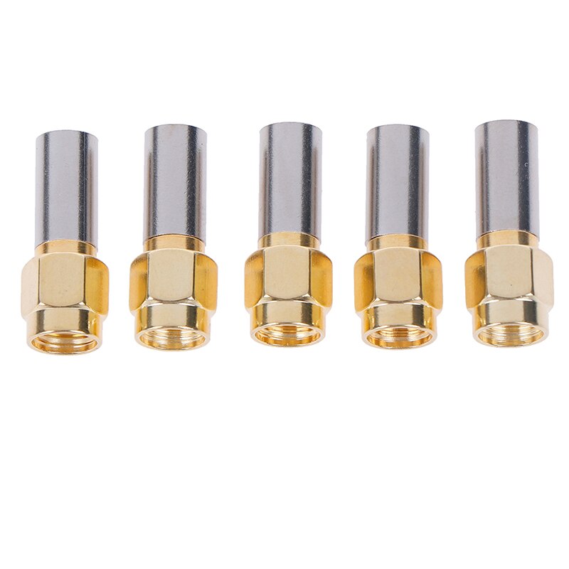 5pcs SMA Male Plug RF Coaxial Connector Crimp For ... – Vicedeal