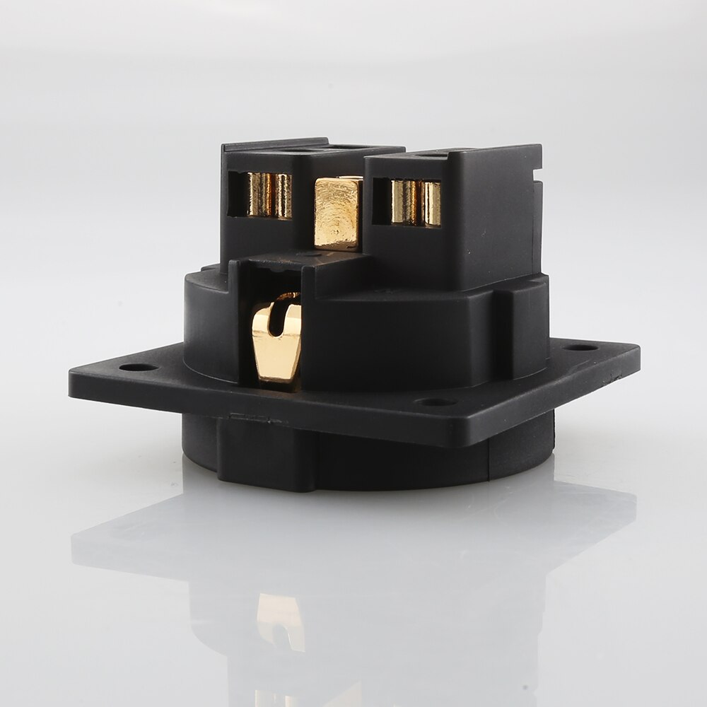 AE03G Gold/Rhodium Plated Schuko Plug Socket HIFI ... – Grandado