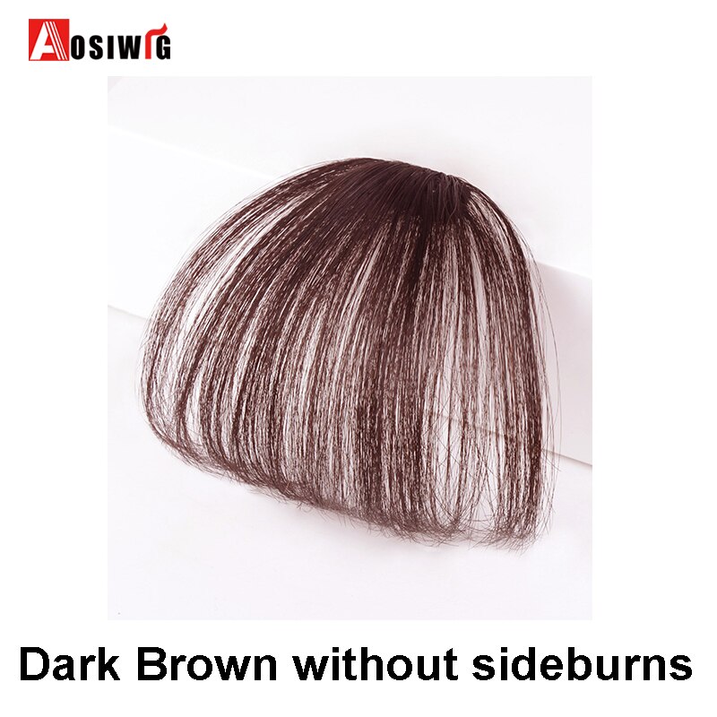 AOSIWIG Synthetic Pure Color Blunt Air Bangs Hair ... – Vicedeal