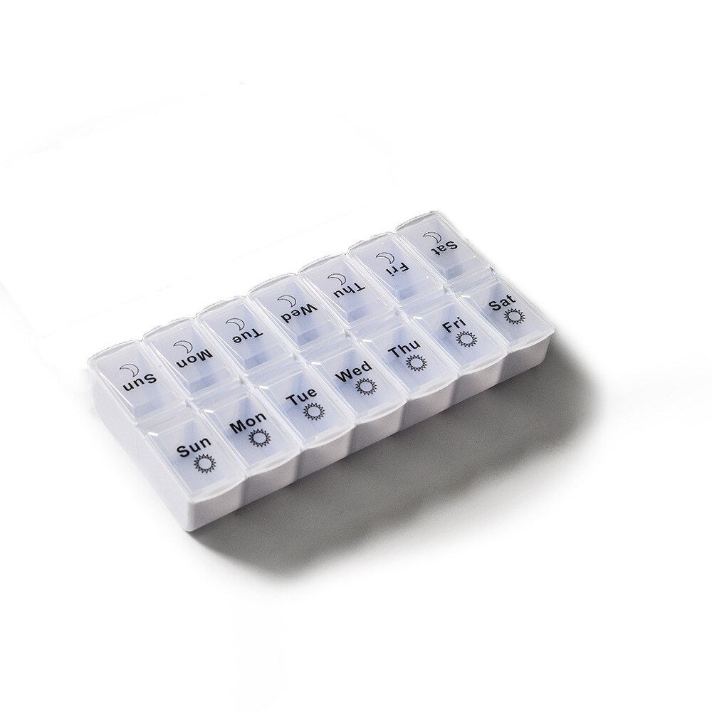 weekly pill case 28 grids medicine tablte dispense... – Grandado