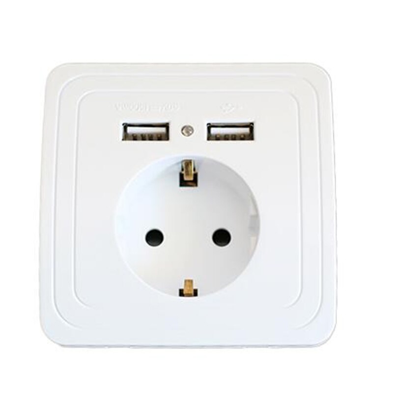 5V 2A Wall Charger EU Plug Dual 2 Usb-poorten Elek... – Vicedeal