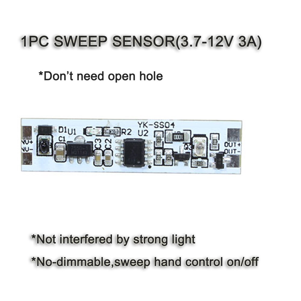 No Hole Led Hand Sweep Motion Sensor Wave Hand Con... – Vicedeal