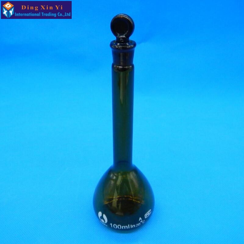 100ml brown glass flask volumetric flint glass fla... – Grandado