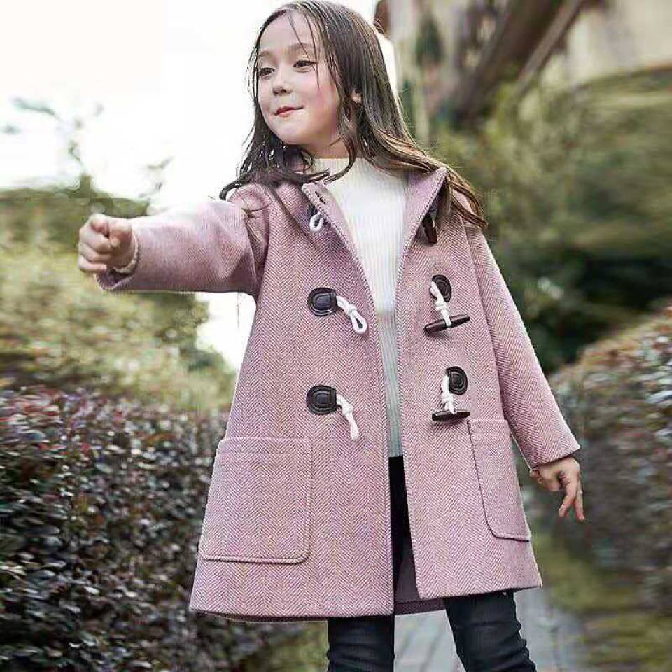 Toddler Girl Wool Coat Girls Coats England Style H... – Grandado