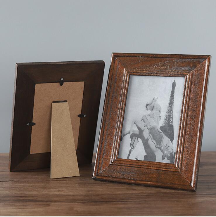 Vintage Nature Wooden Photo frame Table pictur fra... – Grandado