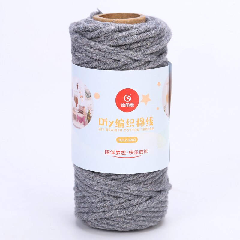 3mm Boho Cords Rope Thread Colorful 100% Cotton Tw... – Vicedeal