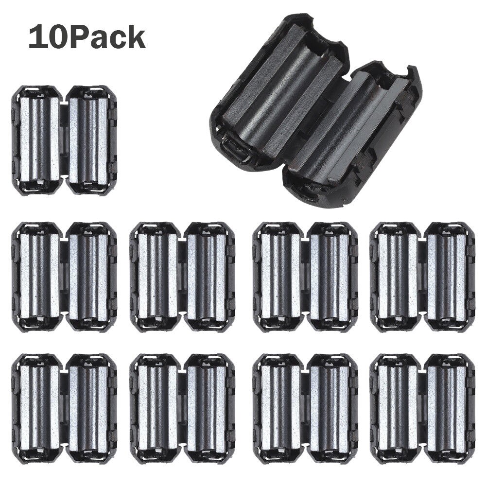 10Pcs EMI RFI Noise Ferrite Core Connector Filters... – Grandado