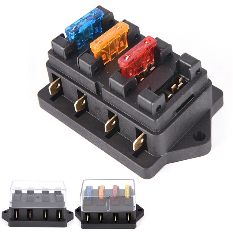 Sicherung Kasten Block Halfter Auto 12V/24V + 4 We... – Grandado