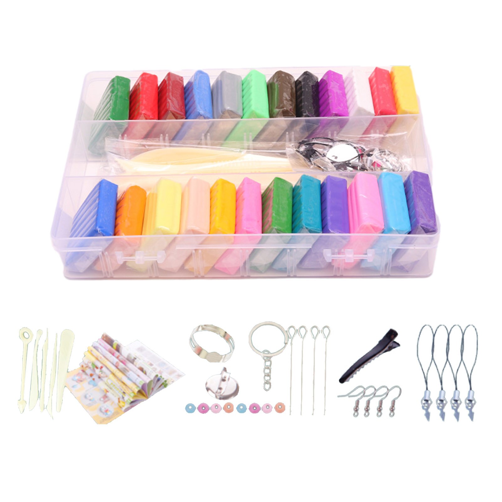 Polymer Clay Soft Colorful Block Oven Bake Modelin... – Grandado