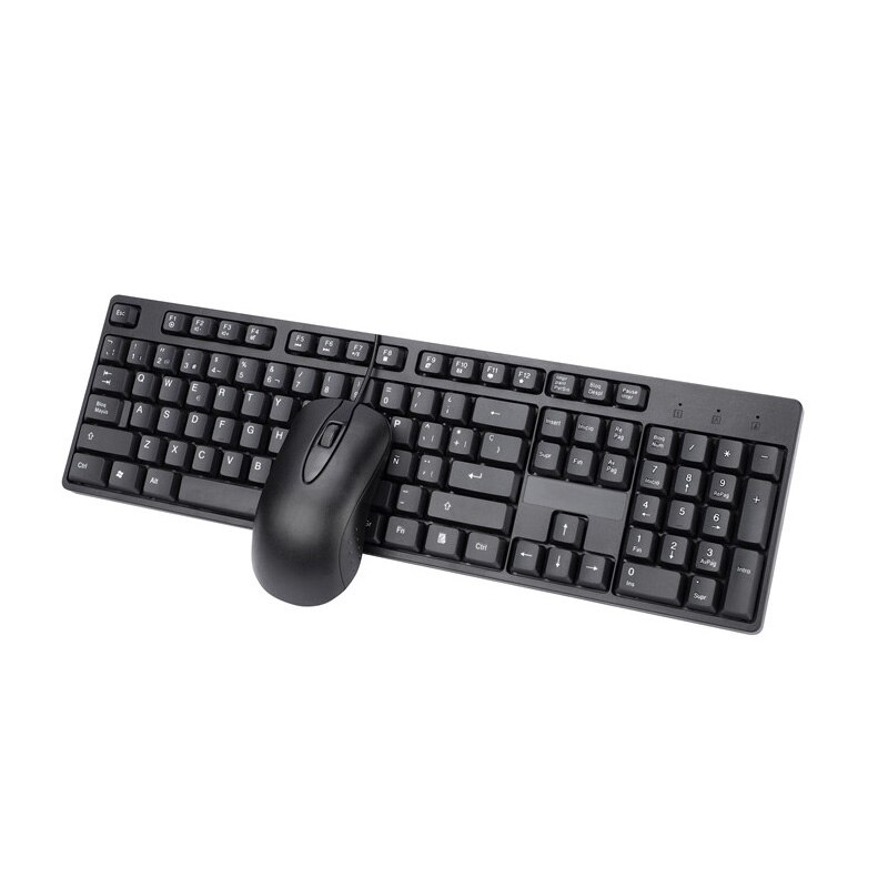 Spanish Keyboard and Mouse for home office 104 key... – Grandado