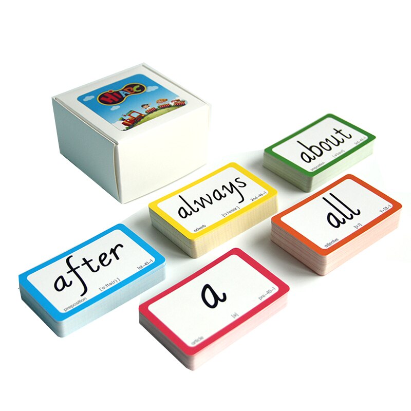 221PCS English Sight Words Card Phonics Words Flas... – Vicedeal
