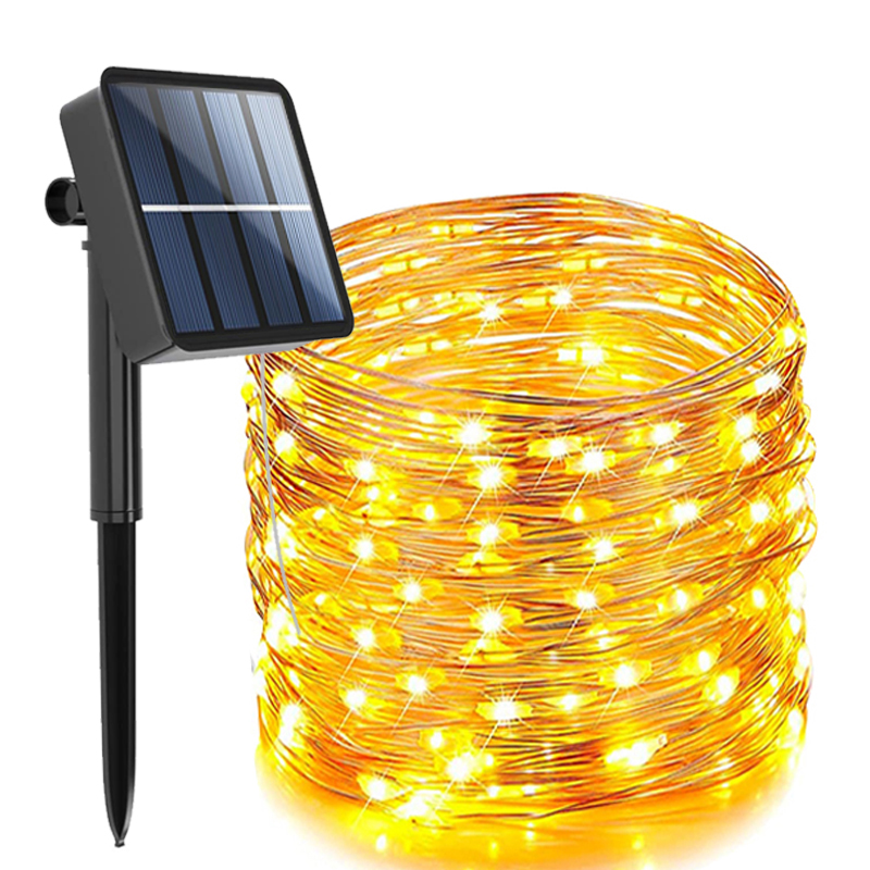 Solar LED String Lights Outdoor Waterproof Festoon... – Grandado