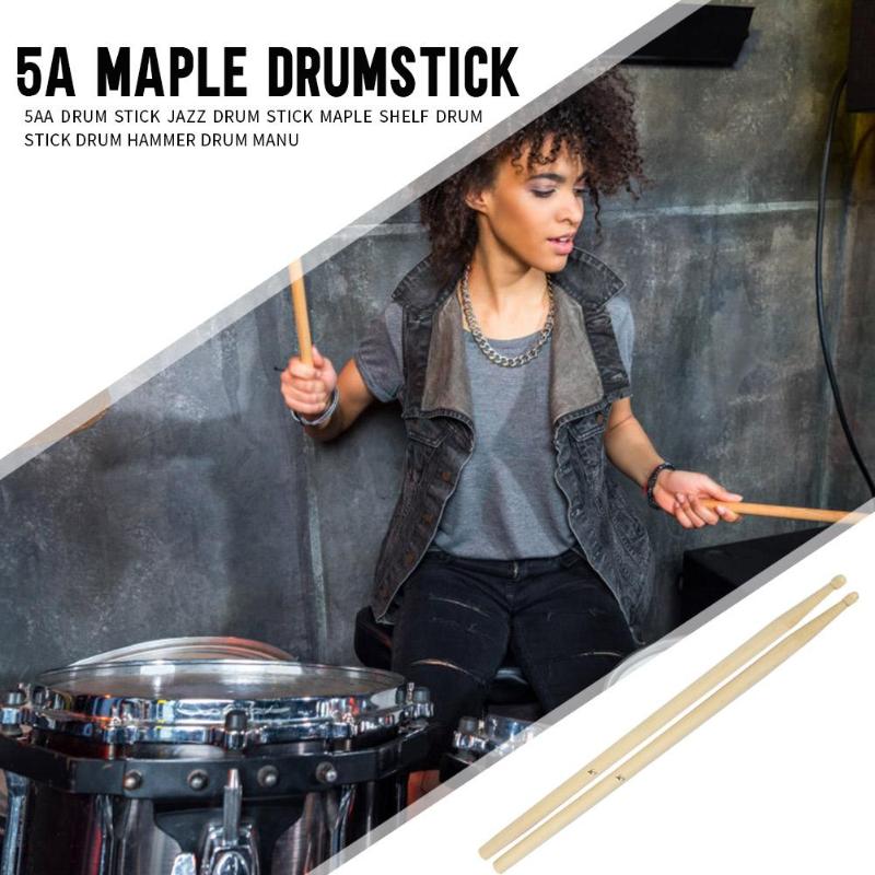 Drum Sticks Multi-function Solid 2x 5A Maple Woode... – Grandado