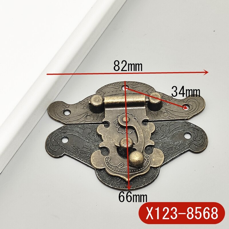 Antique Brass Wooden Case Hasp Vintage Style Decor... – Grandado