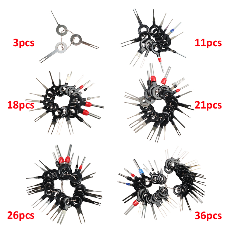 41/26pcs Car Terminal Removal Kit Box Wire Plug Co... – Grandado