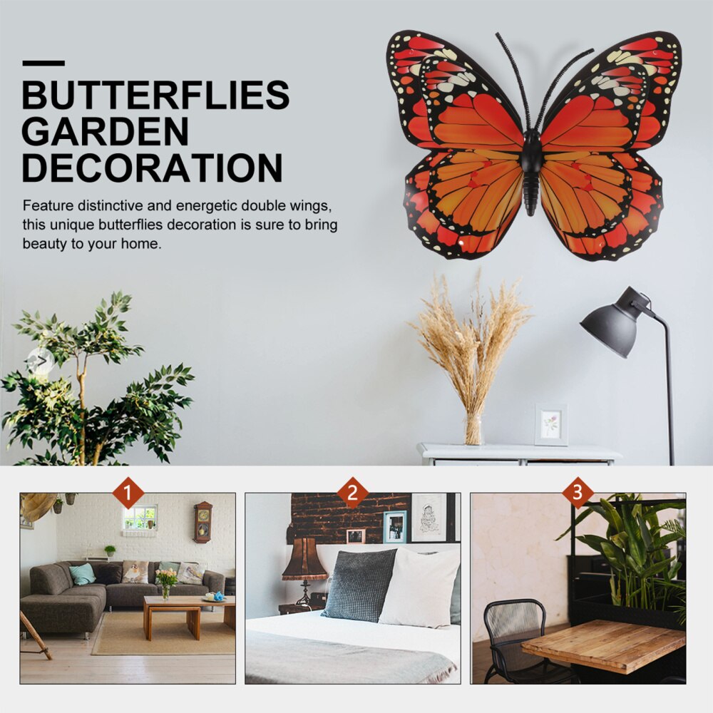 40cm Home Adornment False Butterflies Delicate Mag... – Grandado