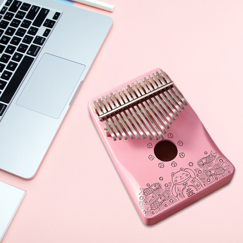 17 Key Mahogany Thumb Piano Musical Instrumentos M... – Grandado