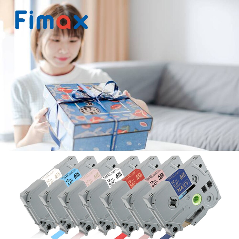 Fimax 1 stk satinbånd 12mm tze etikettape tze -re3... – Vicedeal
