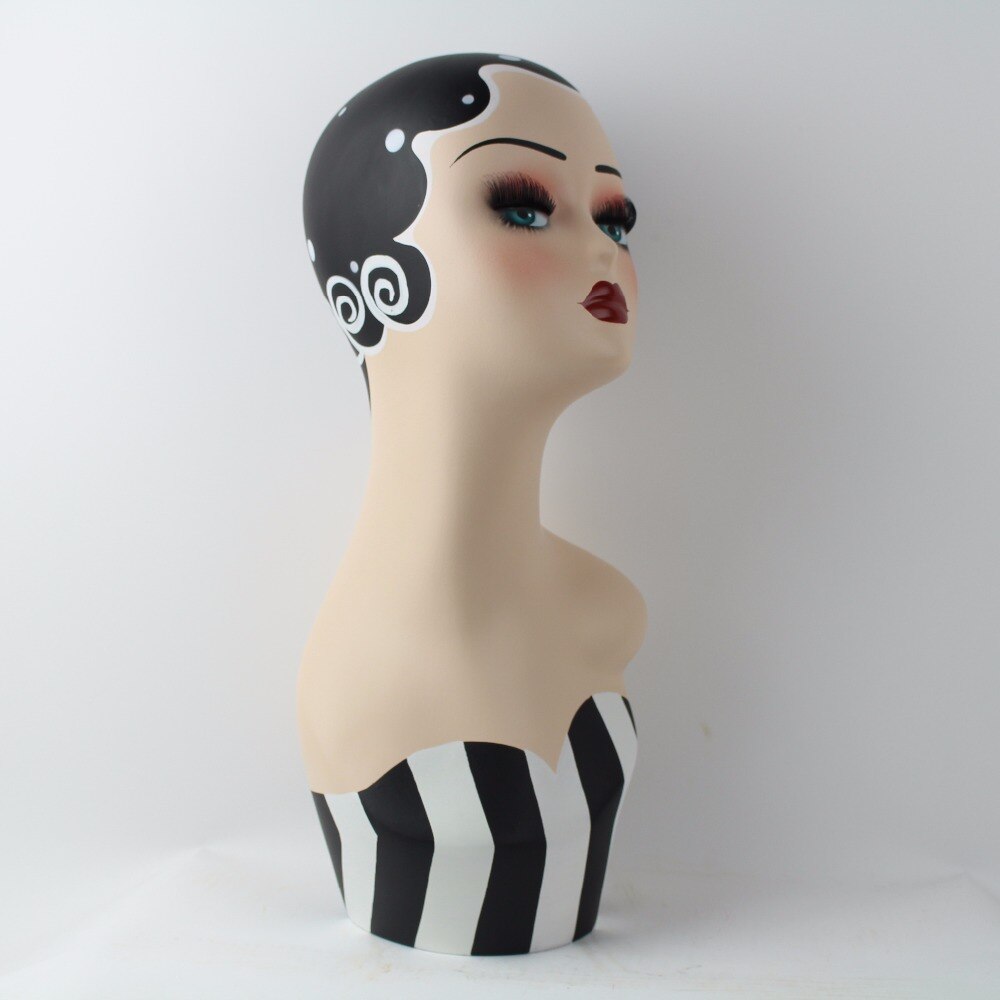 Vintage Hand Painted Makeup Female Manequin Maniki... – Vicedeal