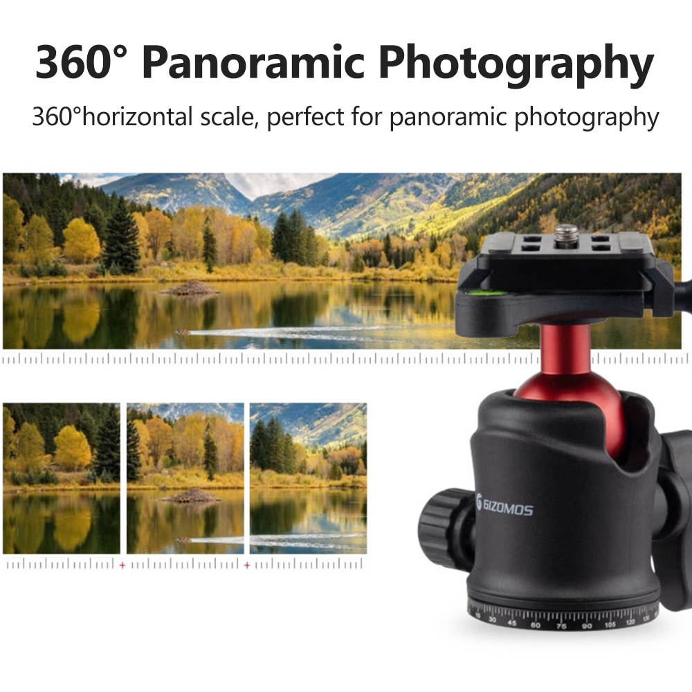 Gizomos GM-25BH Bal Hoofd 360 Graden Draaibare Pan... – Vicedeal