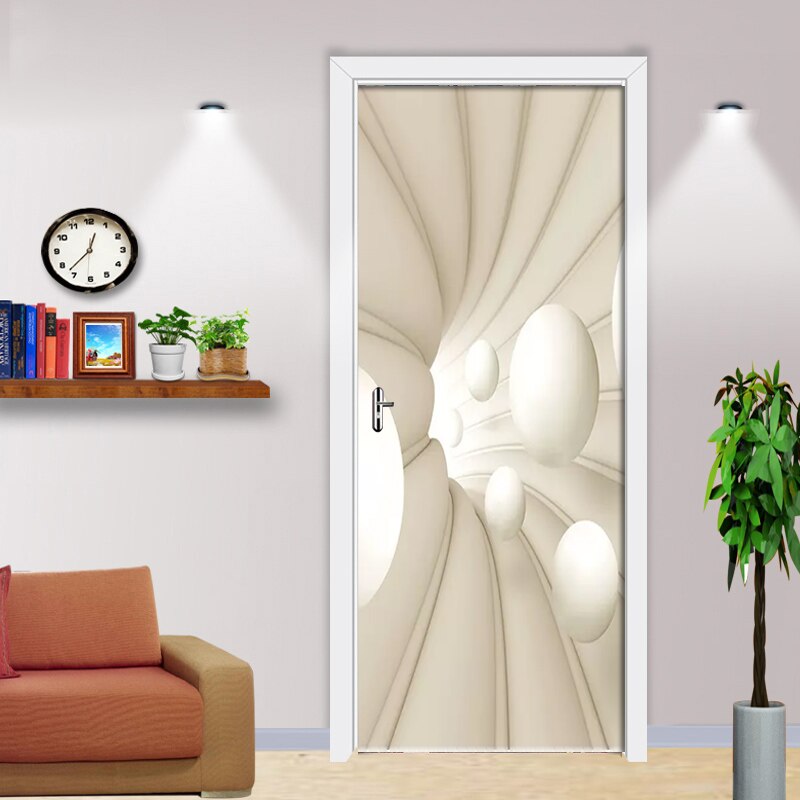 3D Door Sticker Forest Wall Mural Art 3D Abstract ... – Vicedeal
