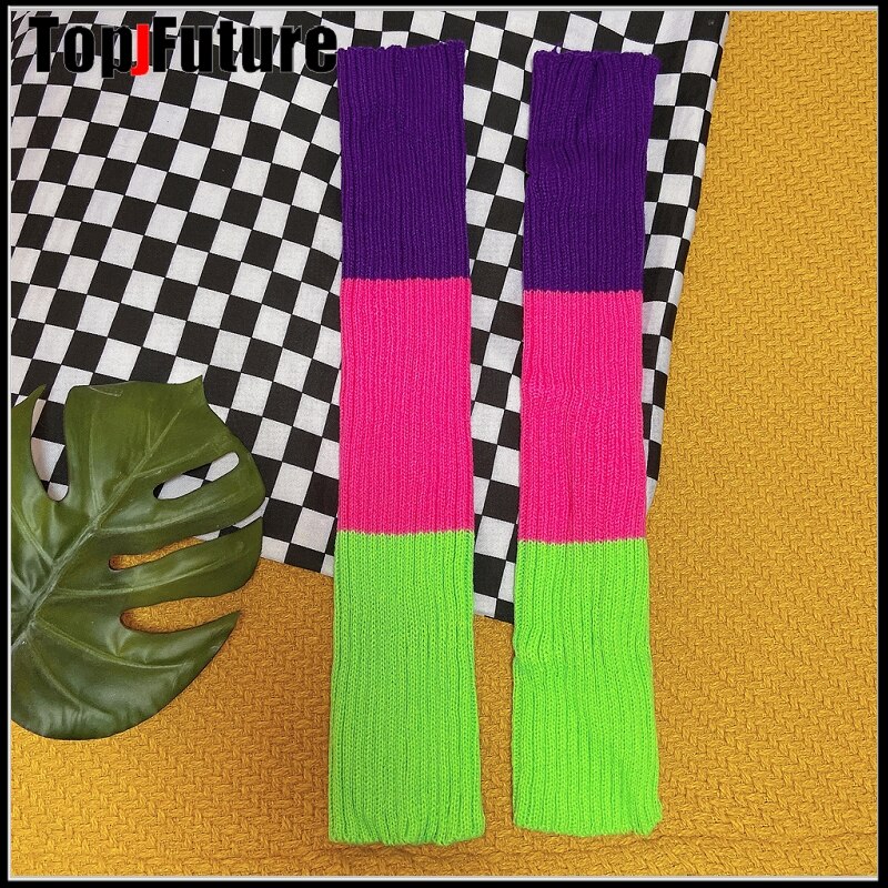 Japanese Harajuku ins contrast color girl fluoresc... – Vicedeal