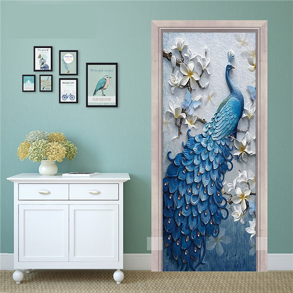 77x200cm 3D Heart Tree Door Stickers For Living Ro... – Vicedeal