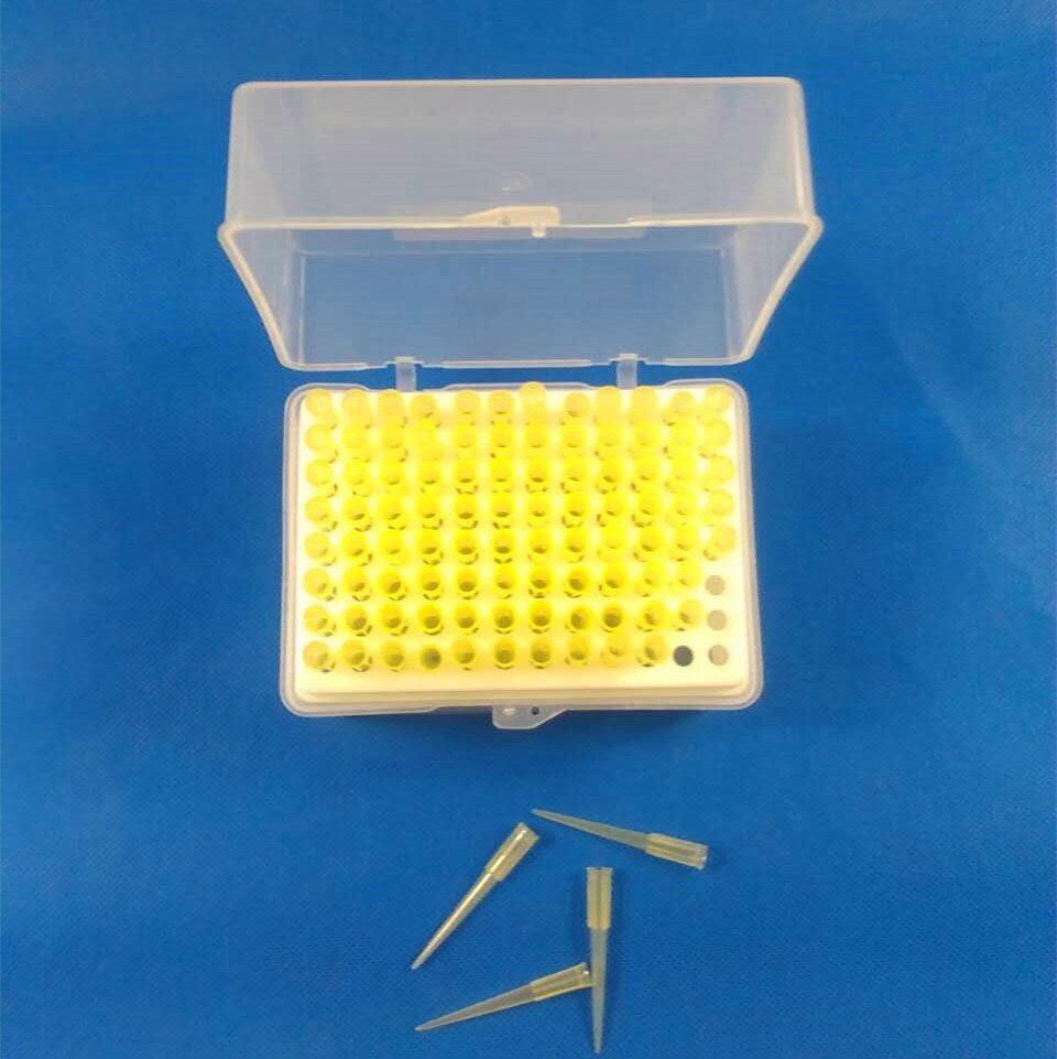 Plastic Pipette box 96vents +96pcs 200ul yellow Pi... – Grandado