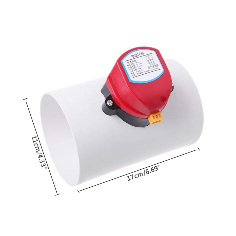 220V Plastic Electric Damper Check Valve 110mm Air... – Vicedeal