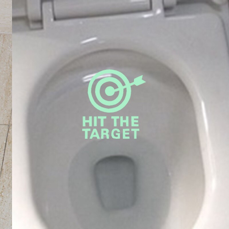 Luminous WC Wall Toilet Sticker Waterproof Door Si... – Grandado