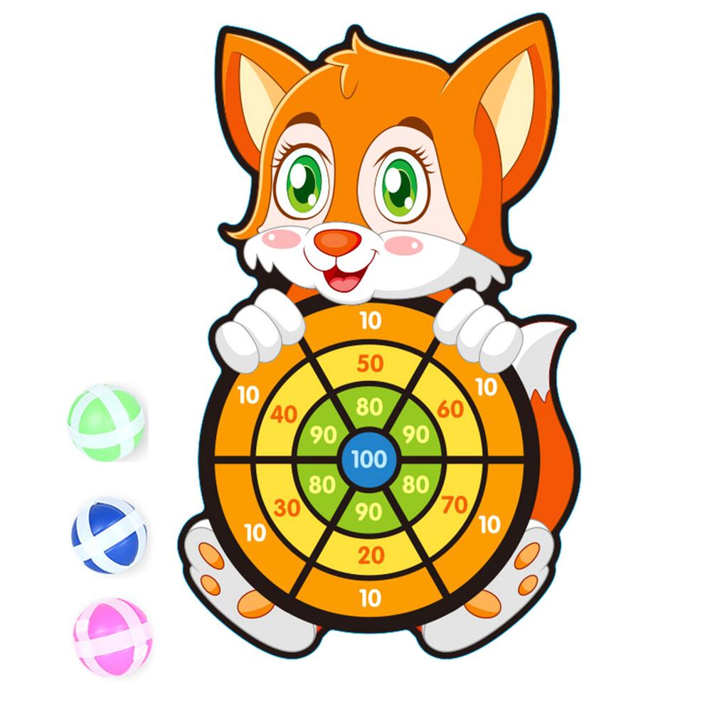 Children Animal Sticky Balls Dartboard Cute Elepha... – Grandado