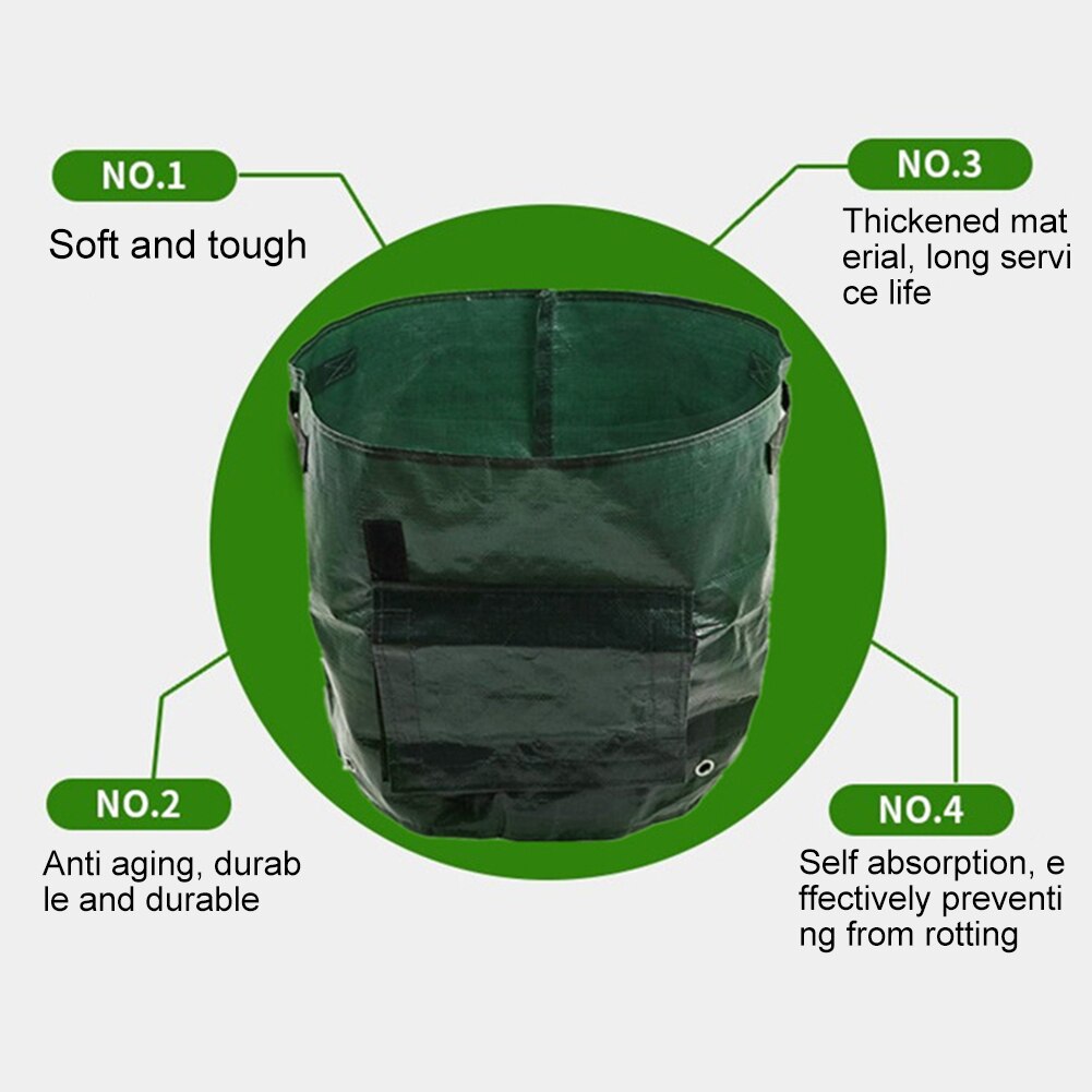 DIY Planting Bucket Vertical Garden Bag seedling P... – Grandado