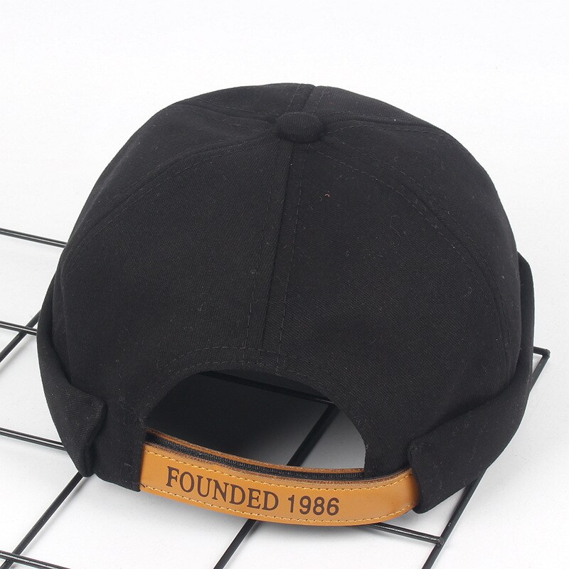 Pattern Pure Cotton Solid Color Landlord Hat Men A... – Grandado