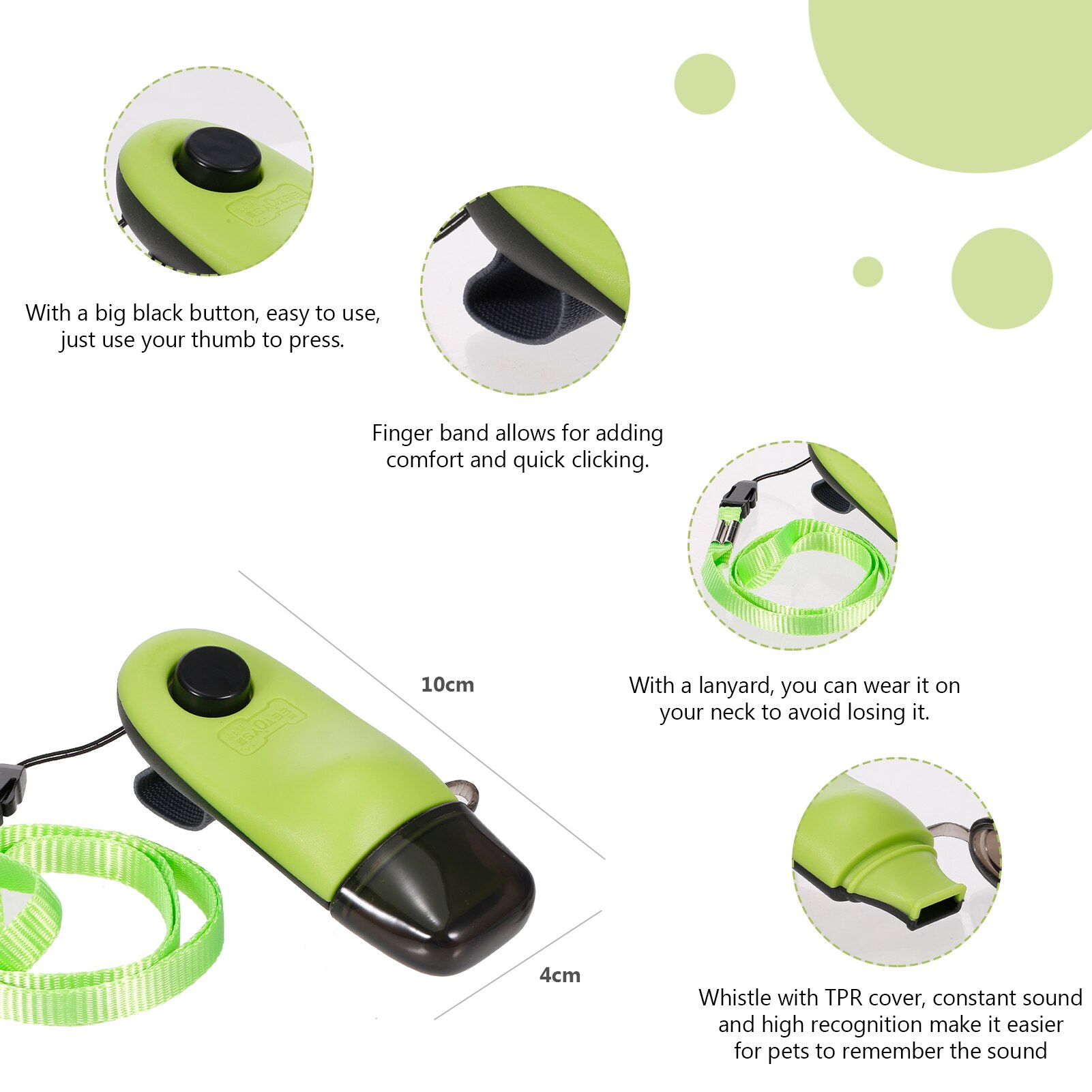 2 in 1 Dog Training Clicker Whistle Pet Click Devi... – Grandado