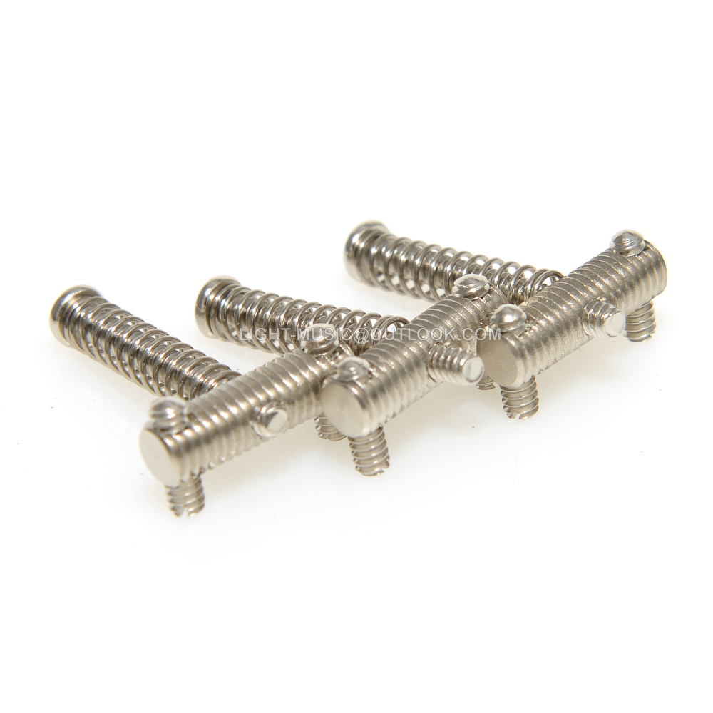 3pcs/set Guitar Bridge Saddle Thread Iron Chrome M... – Grandado