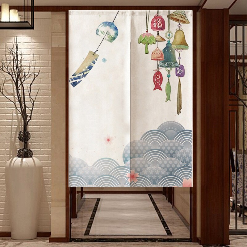 Japanese Style Door Curtain Split Noren Bedroom Fa... – Grandado