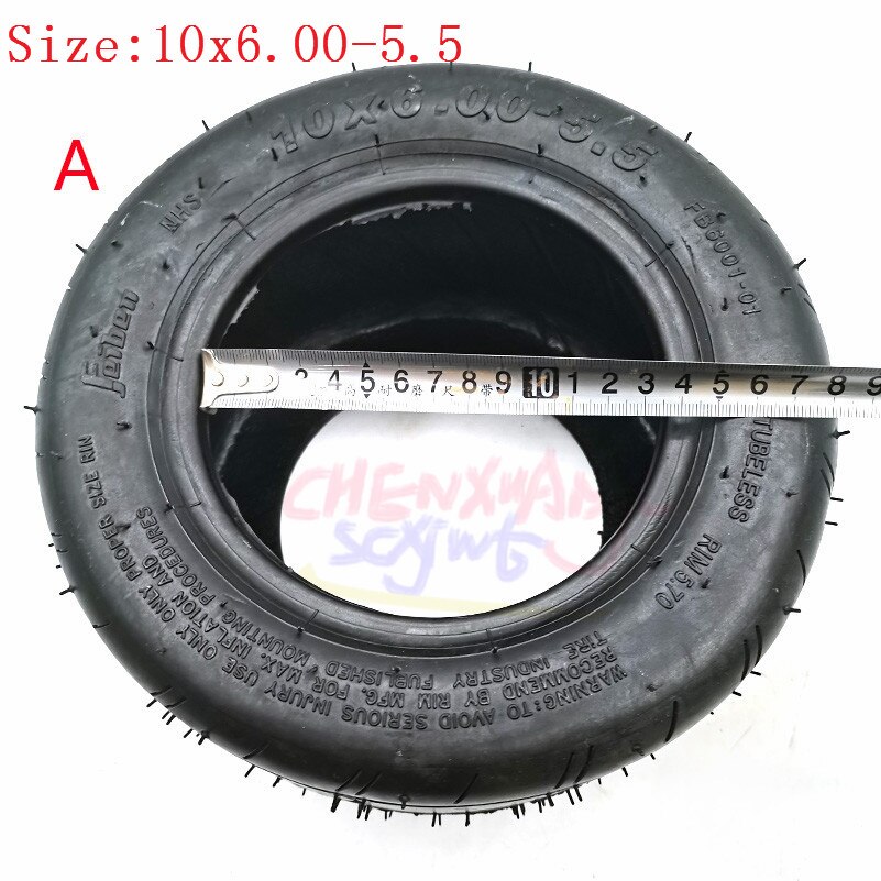 10 Inch Widened Tire 10x6.00-5.5 Motorcycle Vacuum... – Grandado