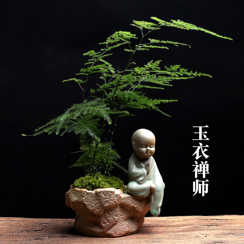 Buddha Flower Vases Art Ceramic Vase Flower Pots P... – Grandado